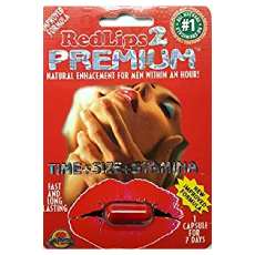 Red lips 2 Premium Natural Enhancement Pill for Men 6 pack