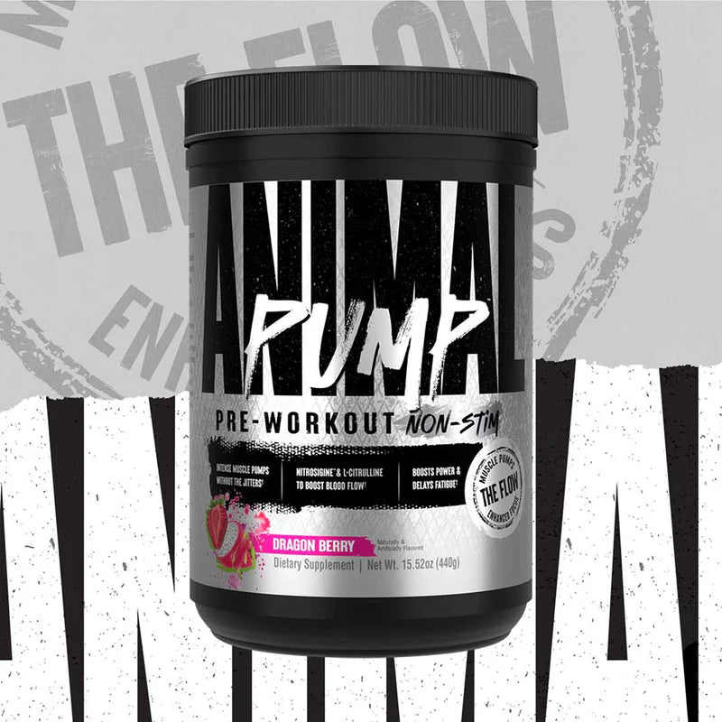 Animal Pump Non-Stim Pre-Workout - Enhance Muscle Pumps & Performance