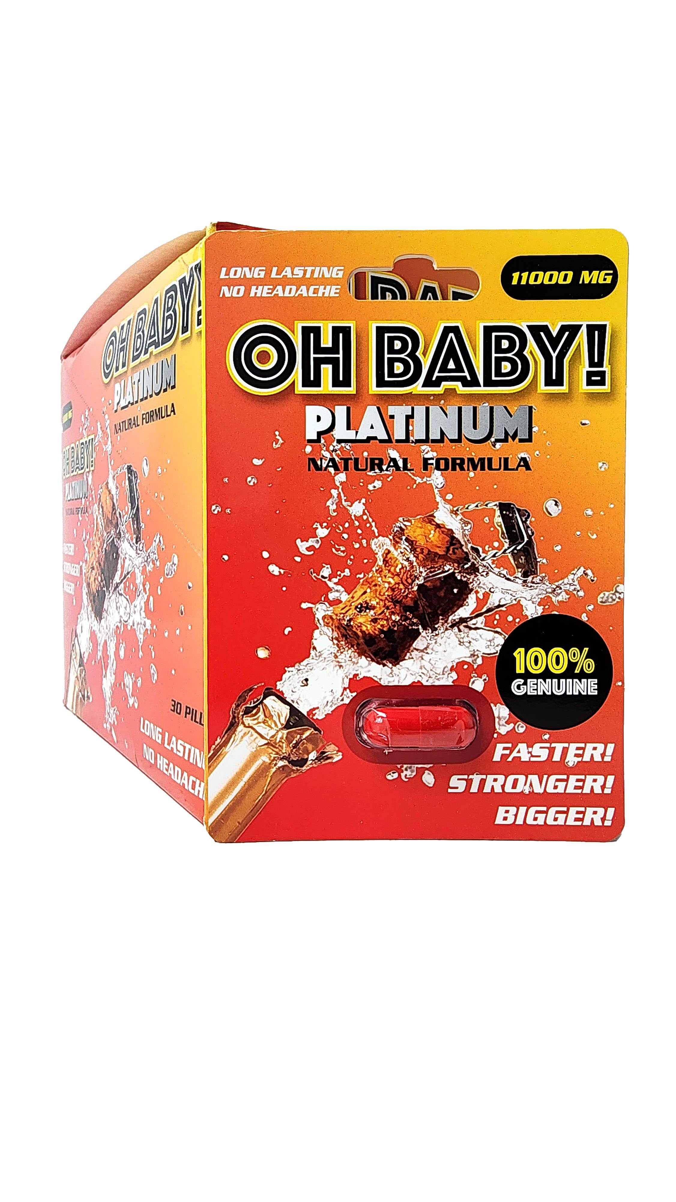 Oh baby Platinum natural male enhancement 30ct case - NDN Super Store