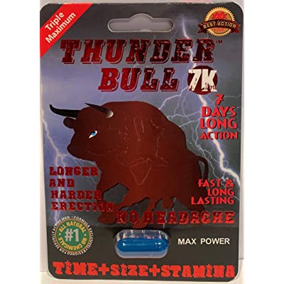 Thunder Bull 7k Male Enhancement Case of 24 Capsules - NDN Super Store